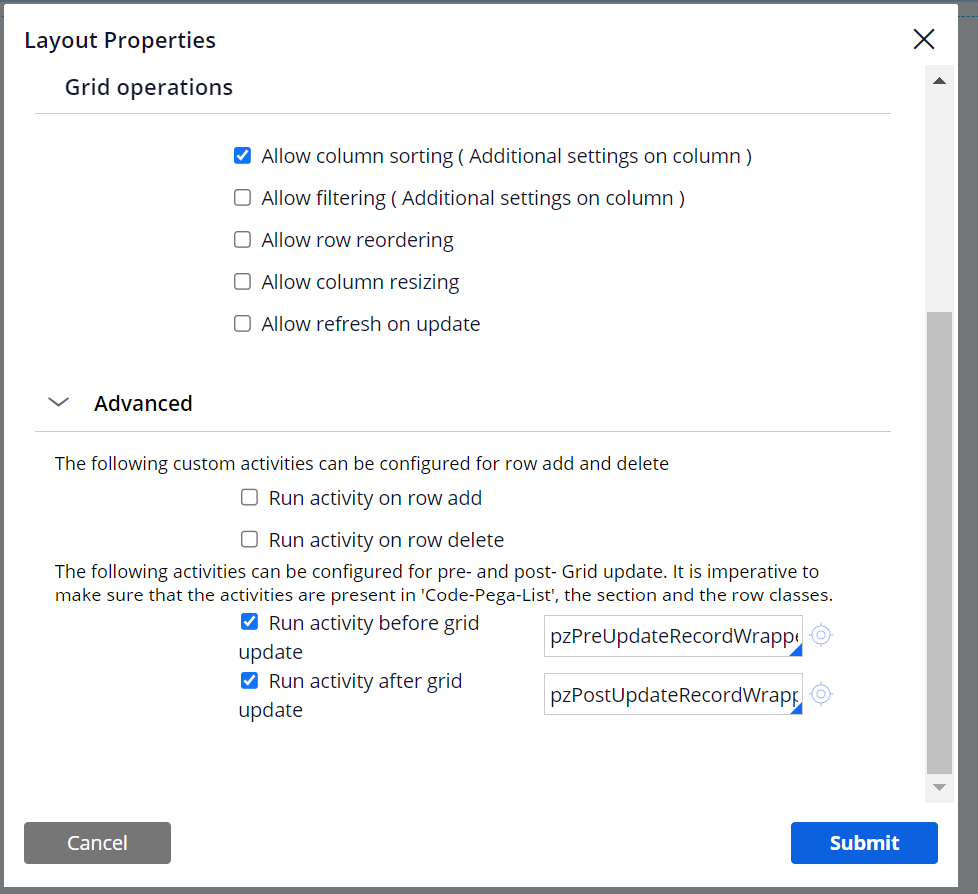 How to update the modified record in a table | Support Center